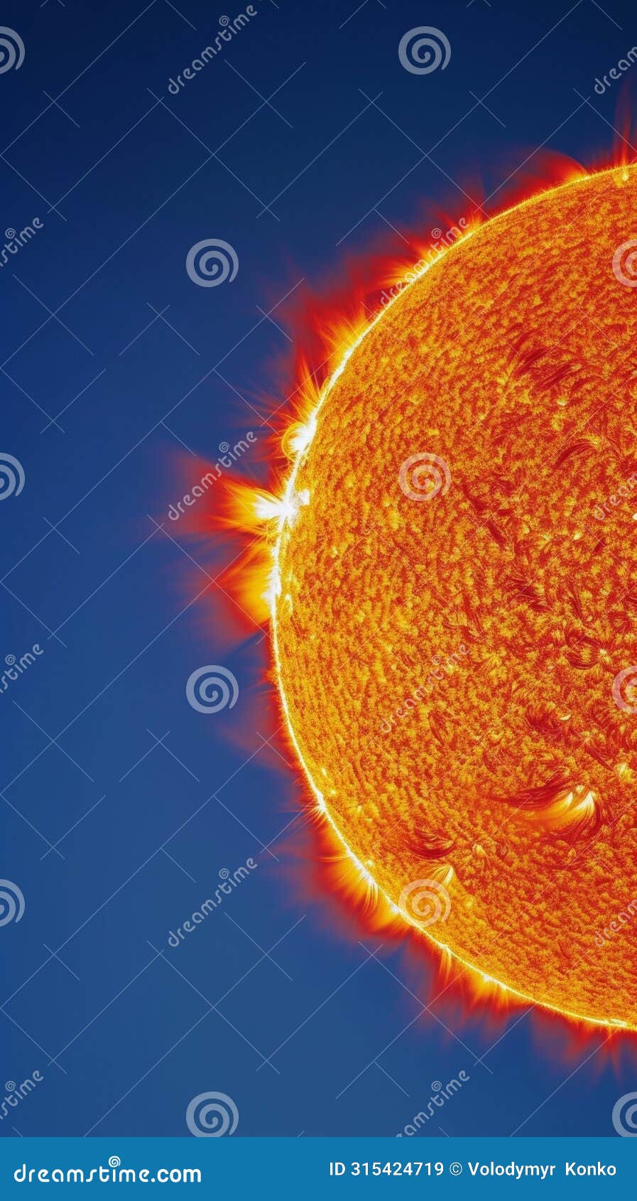 Solar Flare on the Sun S Surface Stock Image - Image of star, rays ...