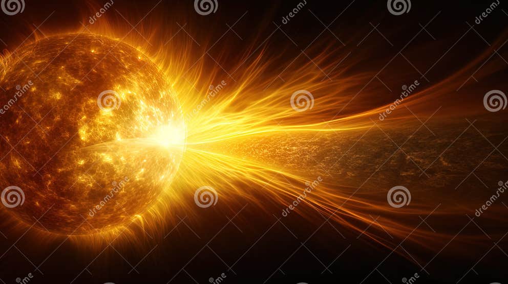 A Solar Flash in the Form of a Huge Wave Spreading Throughout the ...