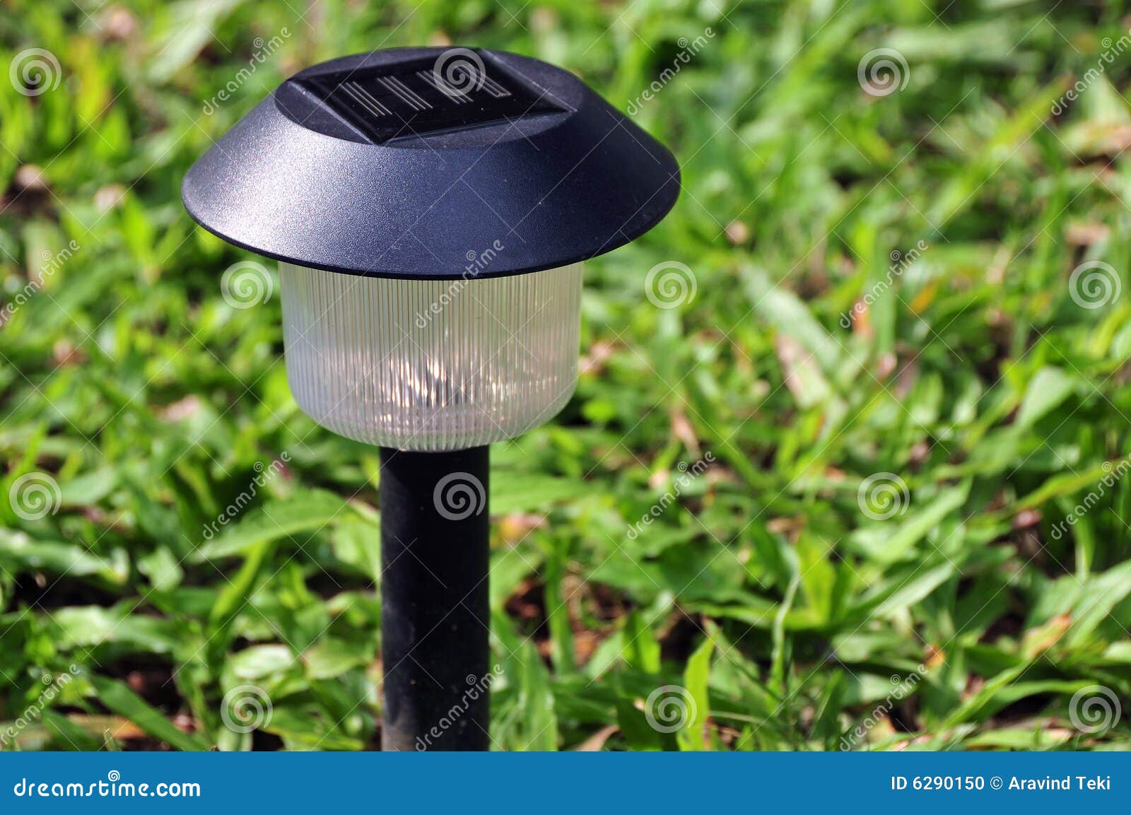 Solar garden lamp stock photo. Image of bulbs, decorative - 6290150