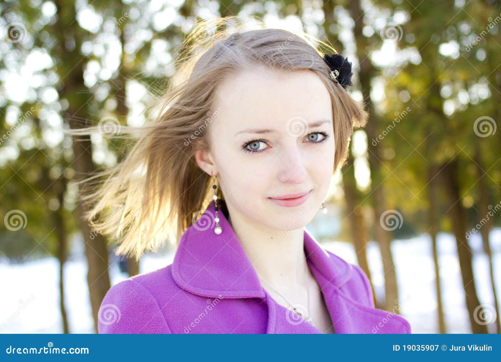 The solar girl stock image. Image of woman, solar, portrait - 19035907