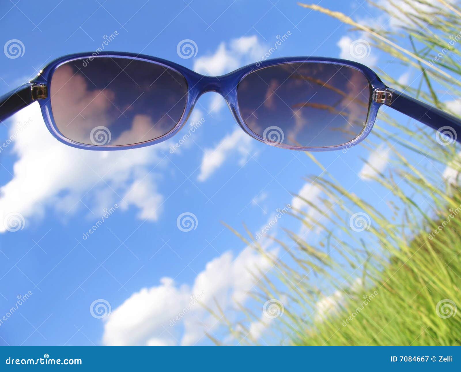 Solar glasses and sky 3 stock image. Image of enjoyment - 7084667