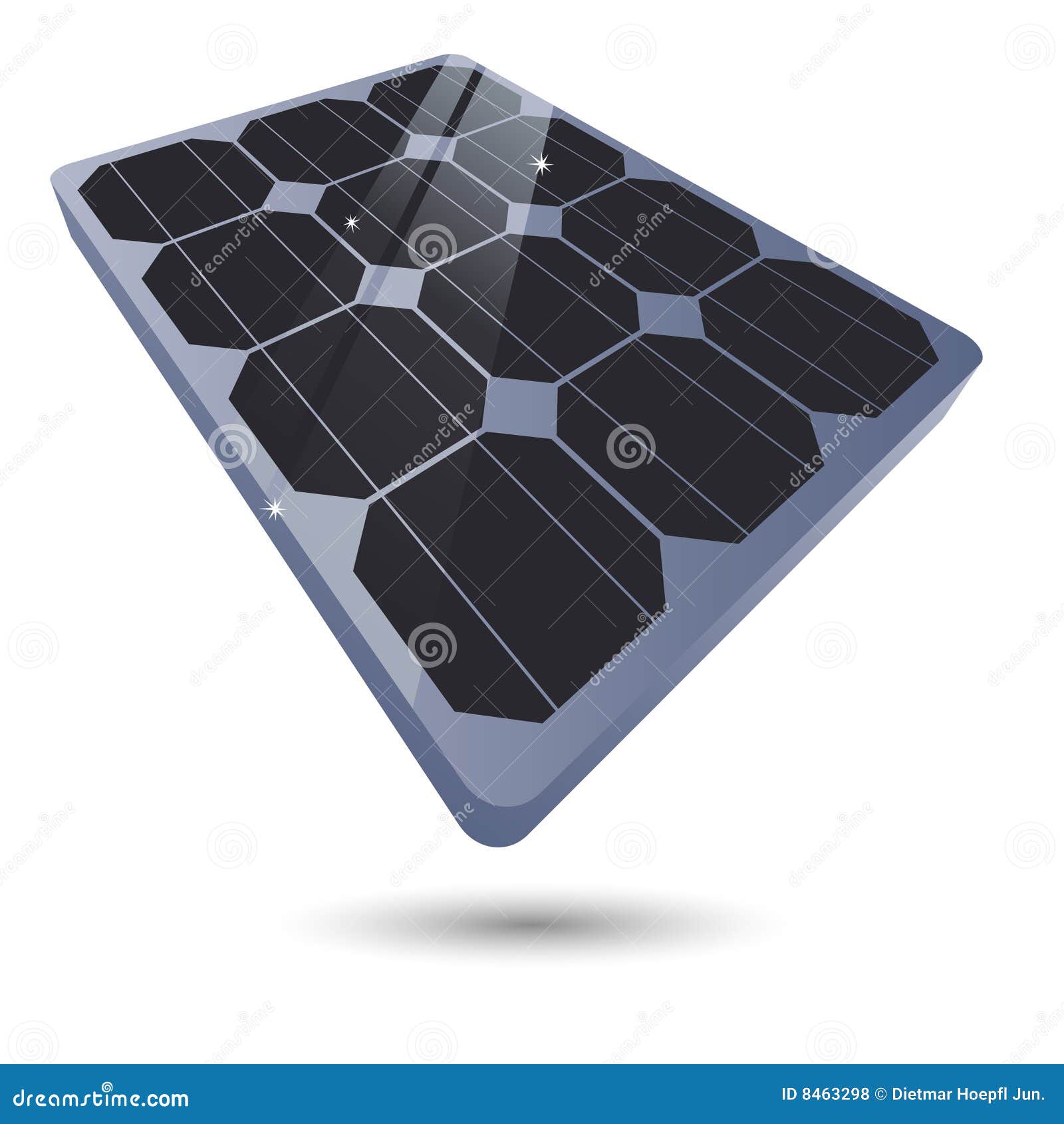 Solar grid stock vector. Illustration of system, alternative - 8463298