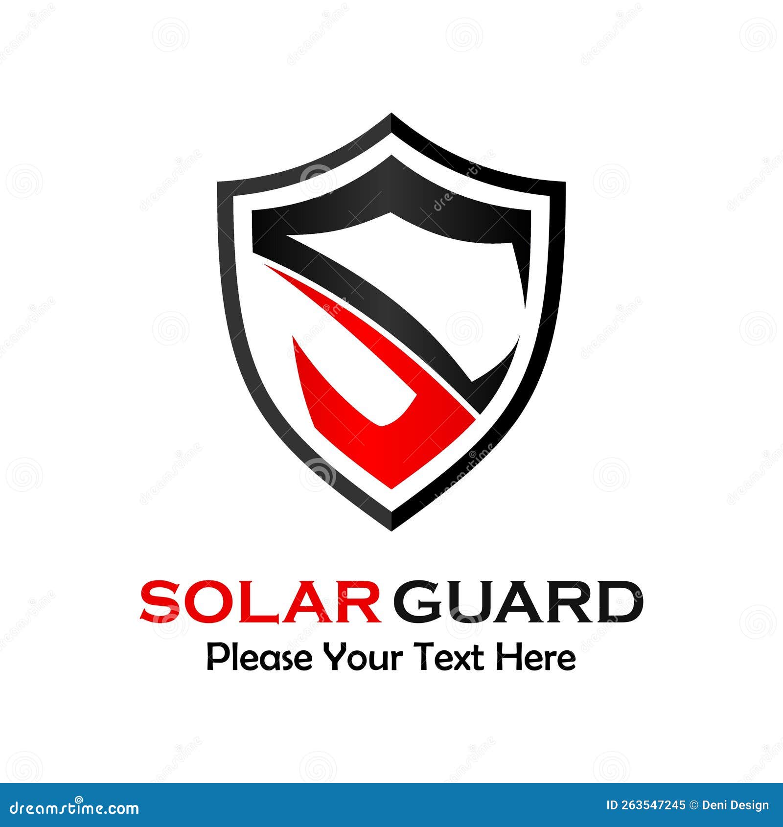 Solar guard logo stock vector. Illustration of business - 263547245
