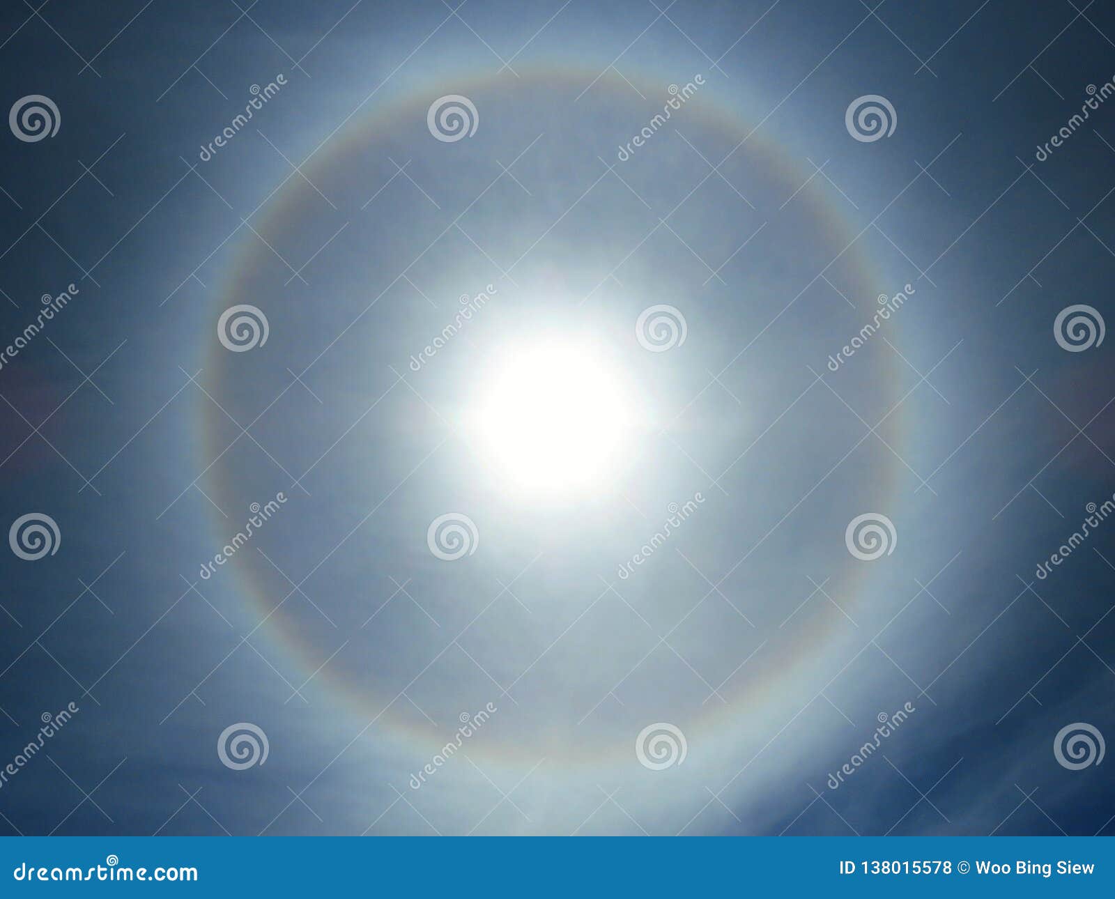 Solar halo stock photo. Image of solar, phenomenon, halo - 138015578