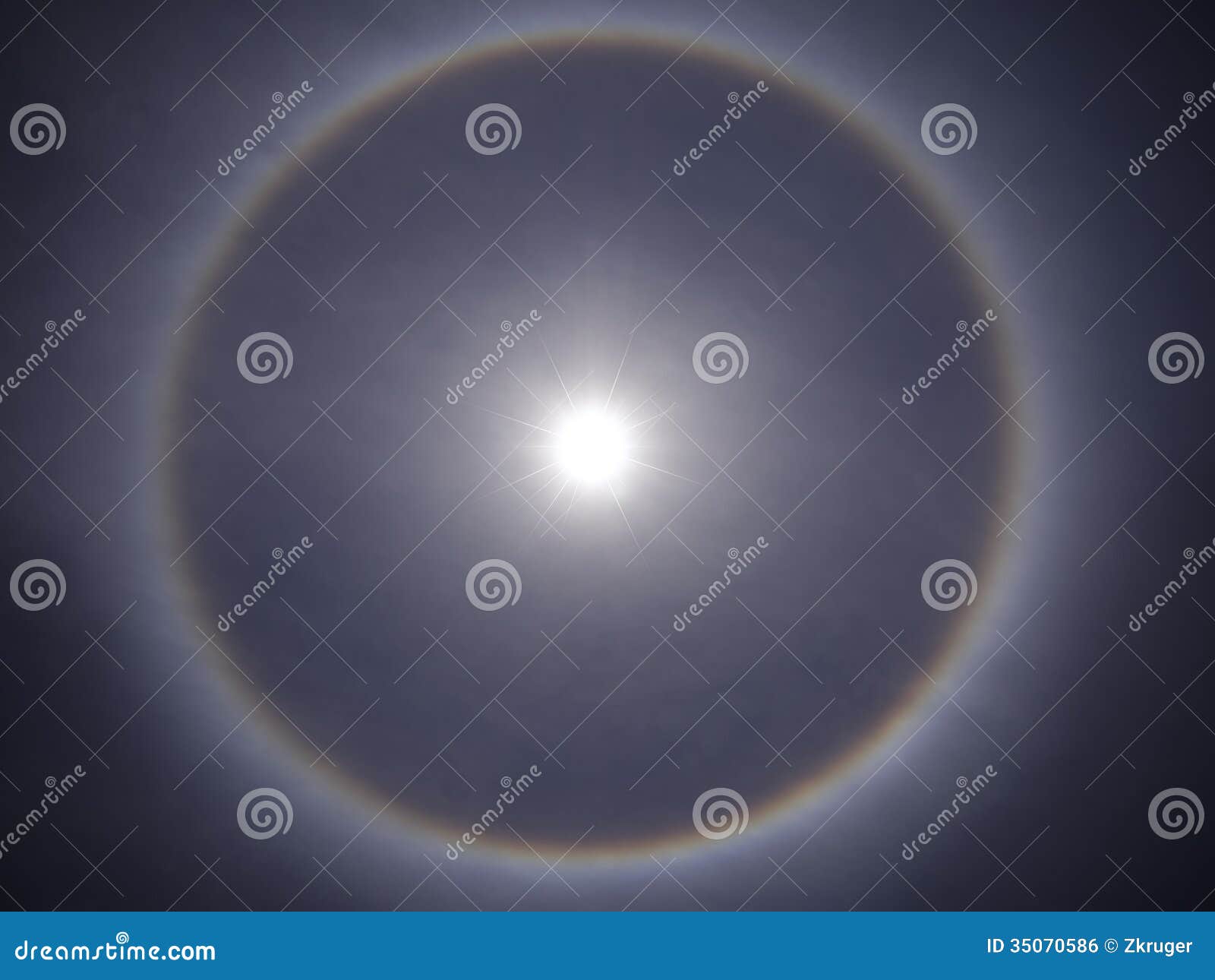 Solar halo stock photo. Image of halo, circular, color - 35070586