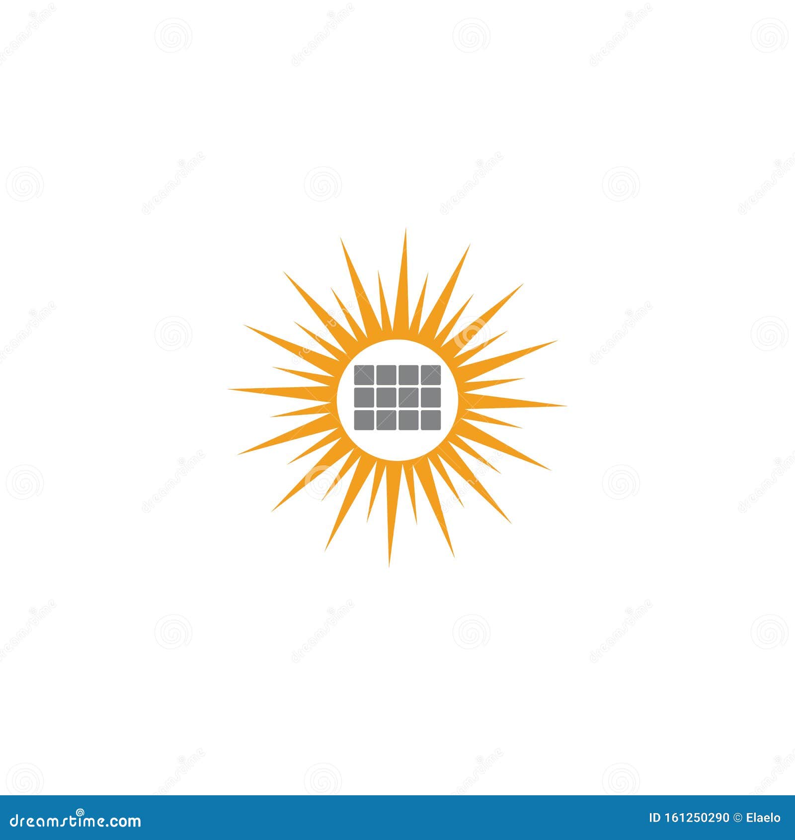 Solar Icon Vector Illustration Design Logo Stock Vector - Illustration ...