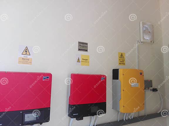 Solar Inverter room editorial photography. Image of full - 176317402