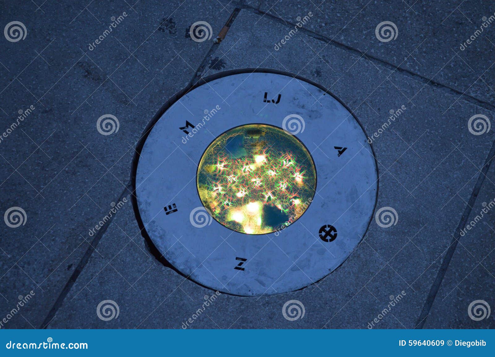 Solar Led Planet Circle in Zadar Stock Image - Image of panel ...
