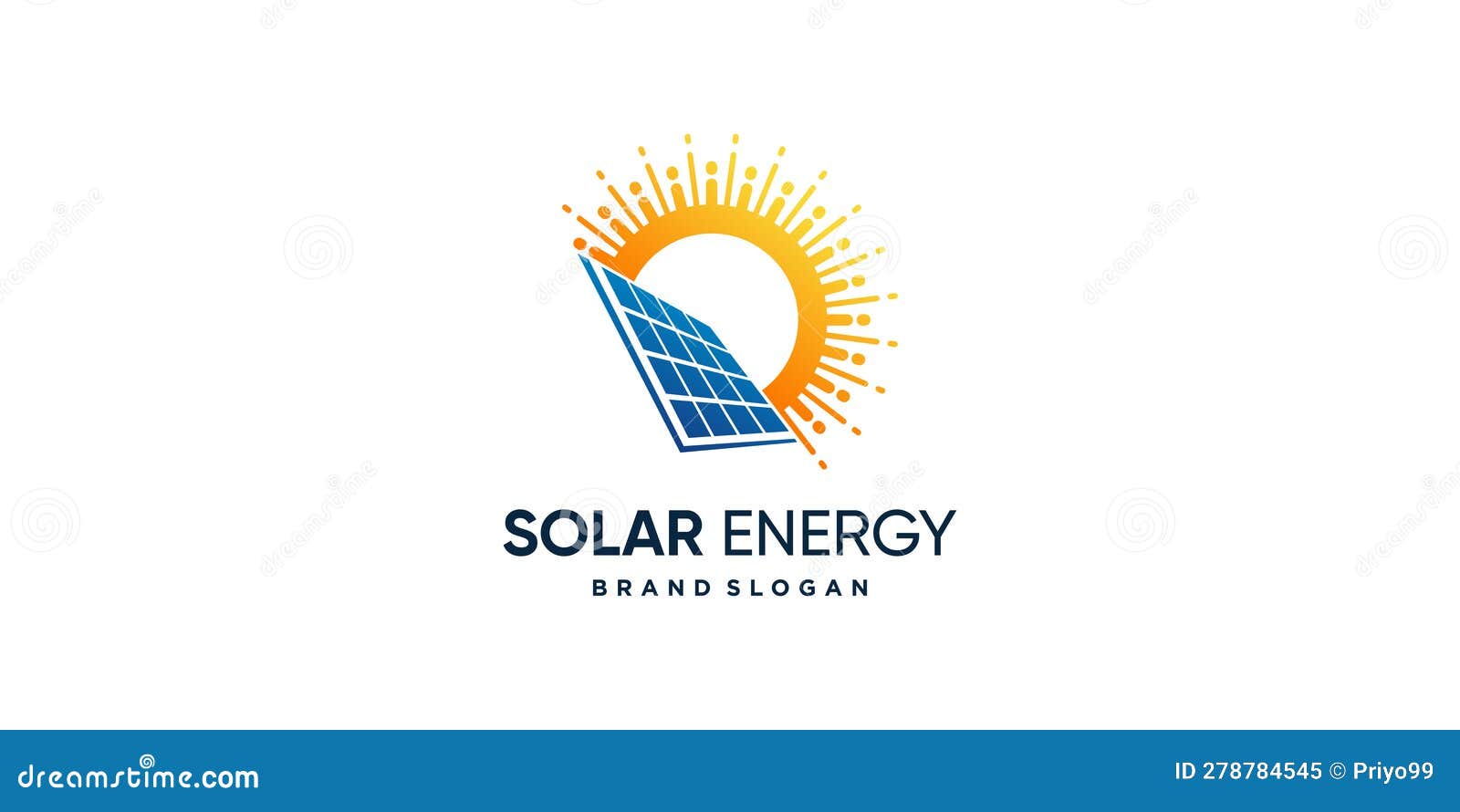 Solar Logo Design with Modern Creative Concept Premium Vector Stock ...