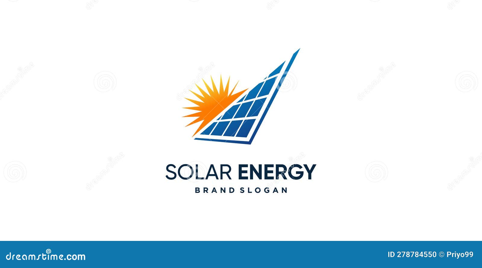 Solar Logo Design with Modern Creative Concept Premium Vector Stock ...