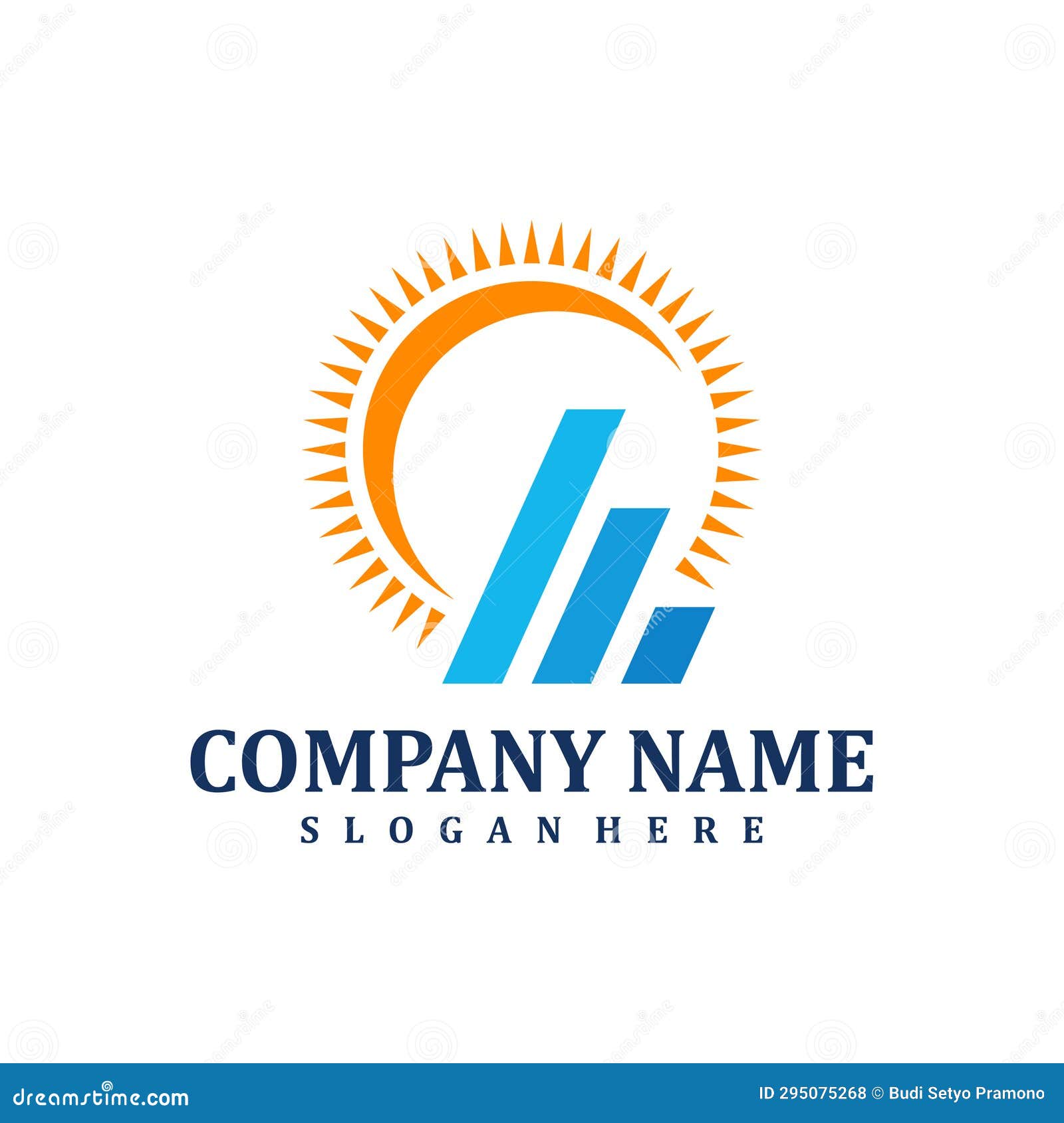 Solar Logo Design Vector. Creative Solar Logo Concepts Template Stock ...