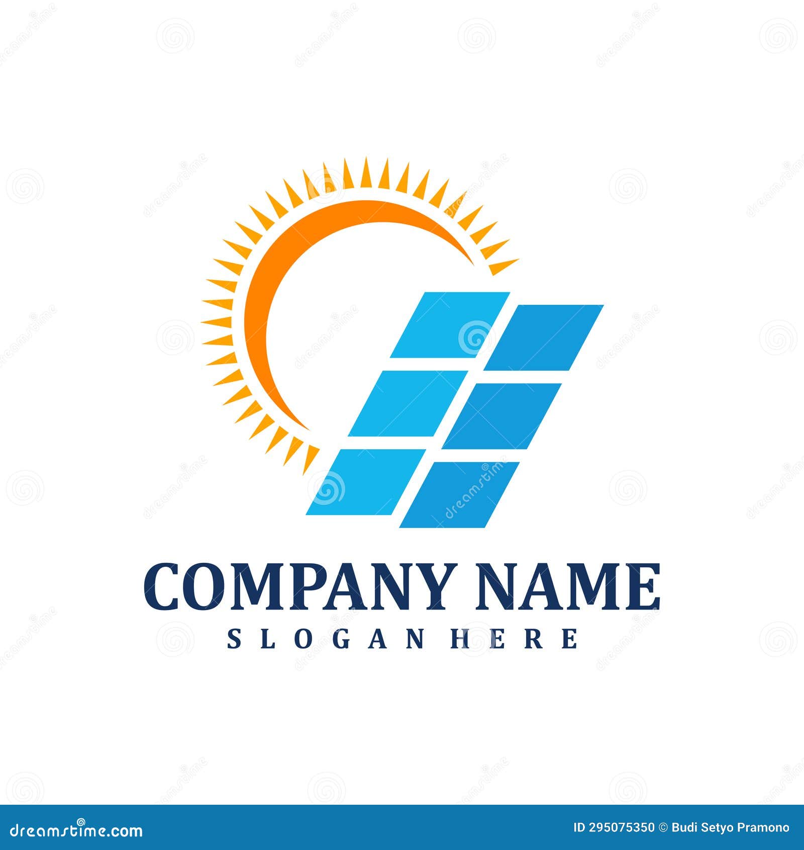 Solar Logo Design Vector. Creative Solar Logo Concepts Template Stock ...