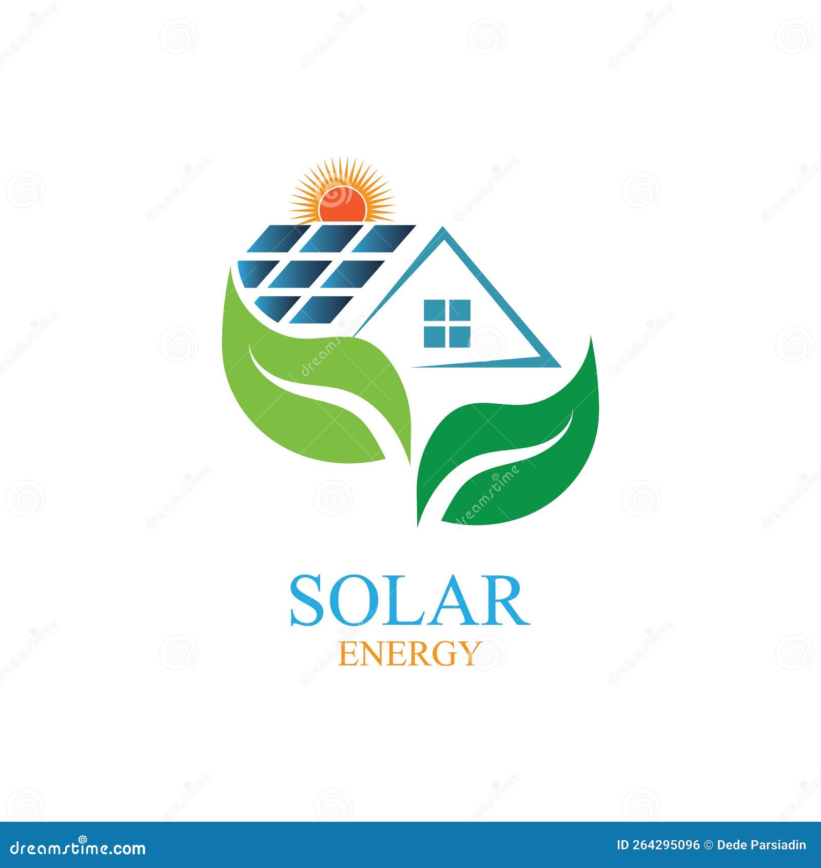 Solar logo energy icon stock vector. Illustration of glass - 264295096