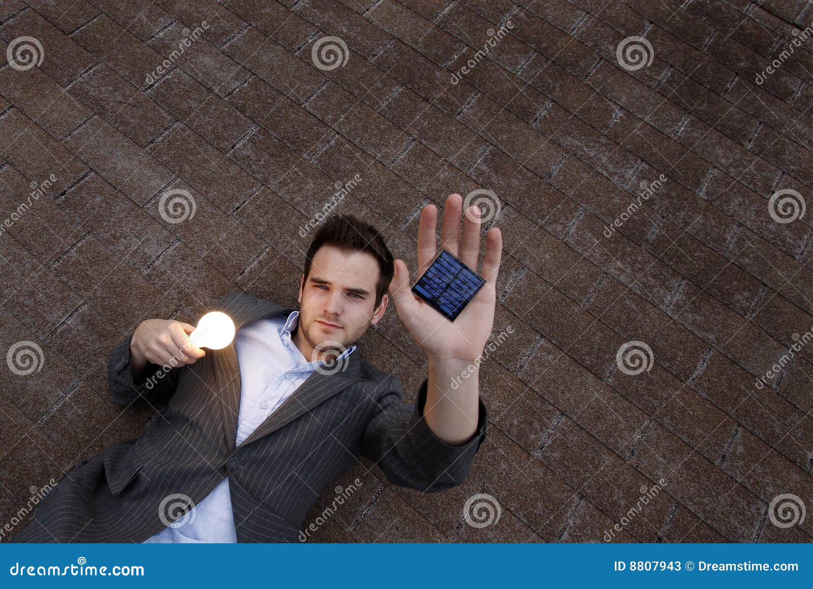 Solar Man stock image. Image of unit, station, nature - 8807943