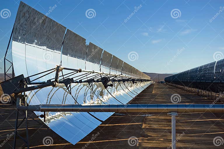 Solar Mirrors stock image. Image of sunlight, power, renewable - 11910365
