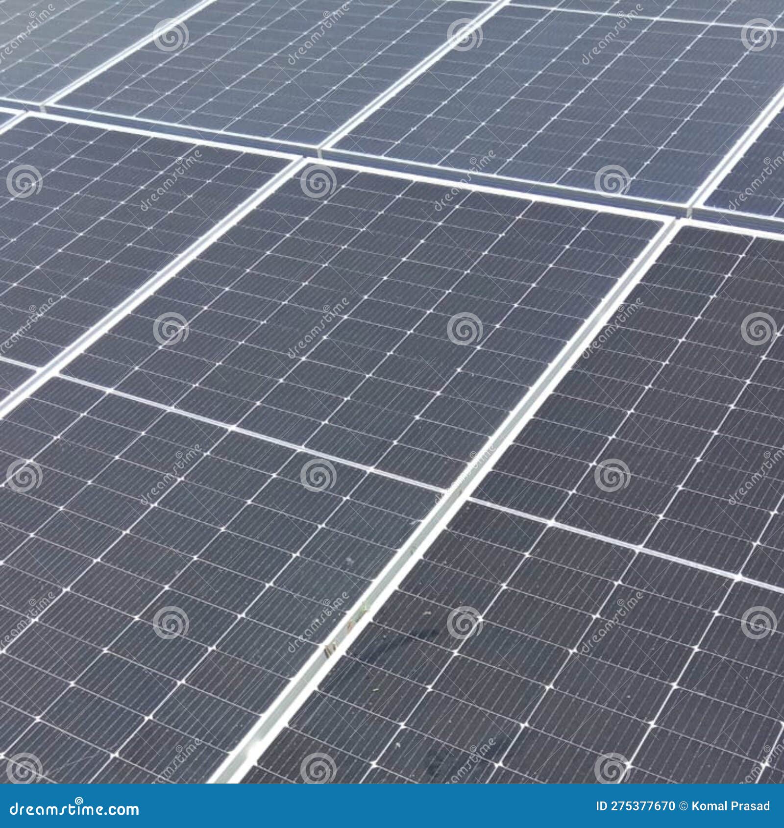 Solar Module Install in Solar MW Plant Stock Photo - Image of rajsthan ...
