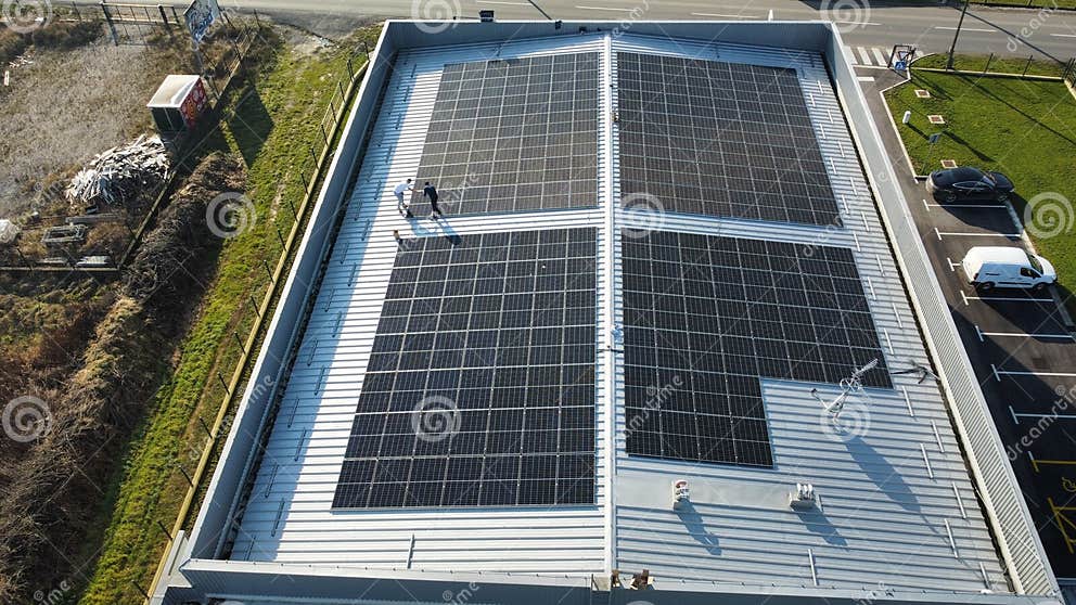 Solar, Montage, Module, Electro, Fn Module, Panels, Stock Photo - Image ...