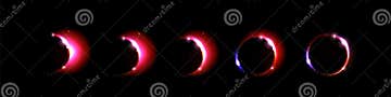 Solar or Moon Eclipse Sprite Sheet Stock Vector - Illustration of ...