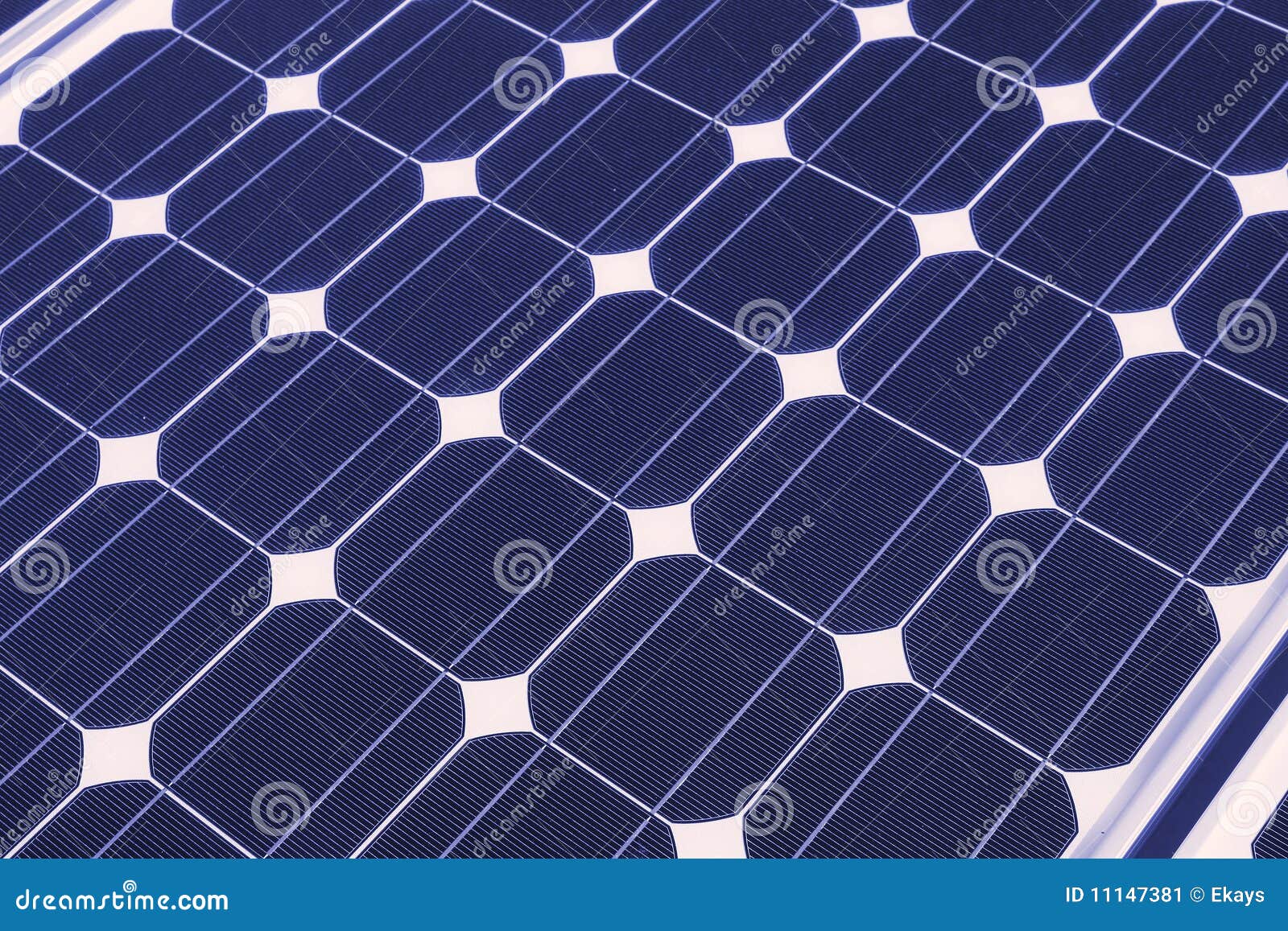 Close Up View of One Solar Panel Stock Image - Image of panels ...