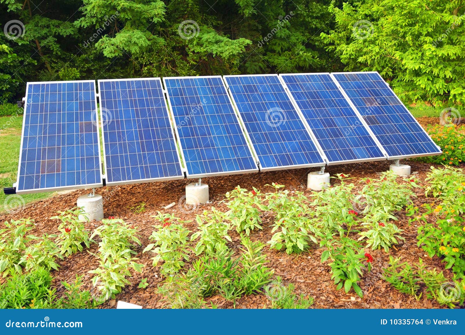 Solar panel stock photo. Image of power, garden, electronics - 10335764
