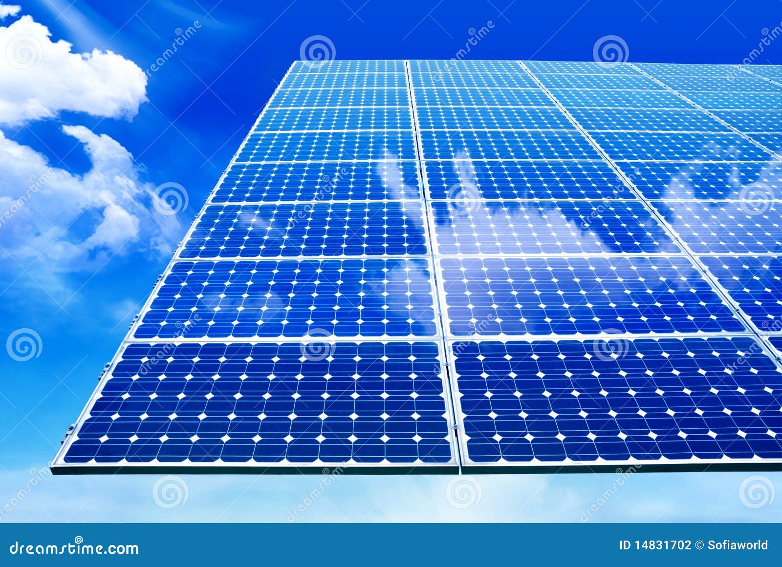 Solar panel stock photo. Image of power, environmental - 14831702