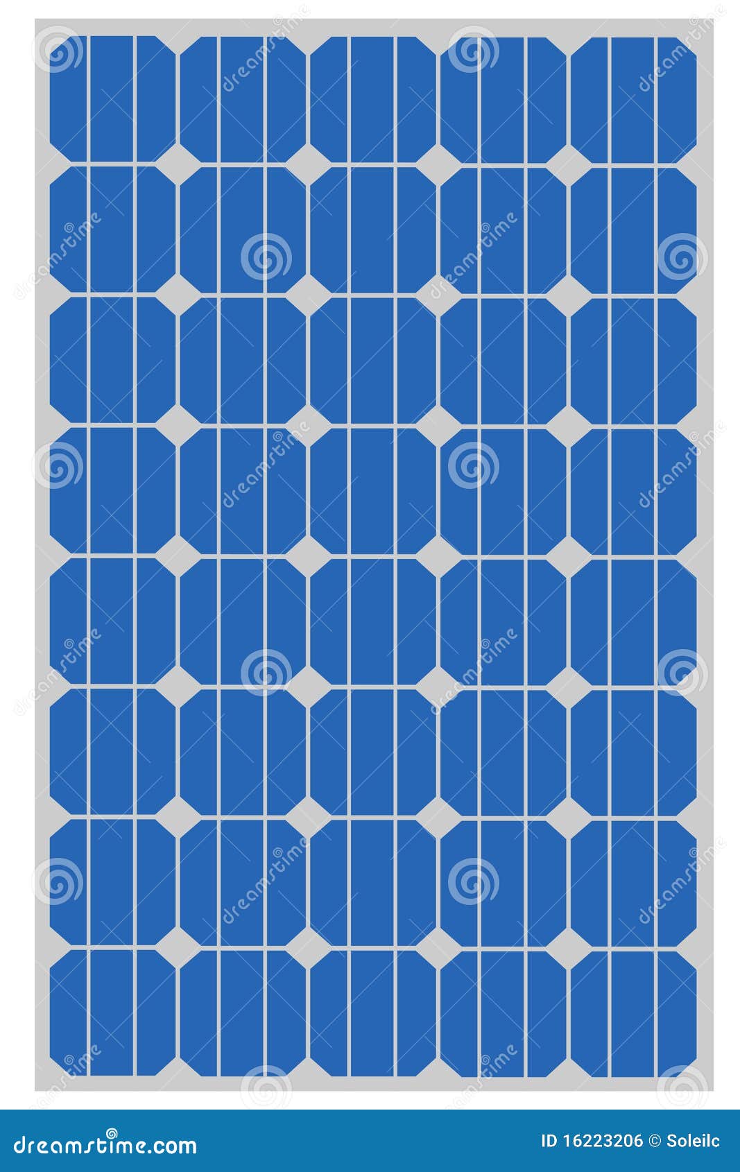 Solar panel stock vector. Illustration of panel, environment - 16223206