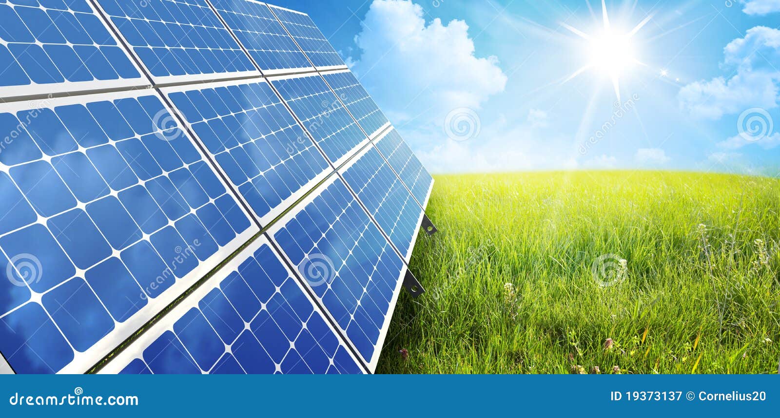 Solar panel stock illustration. Illustration of alternative - 19373137