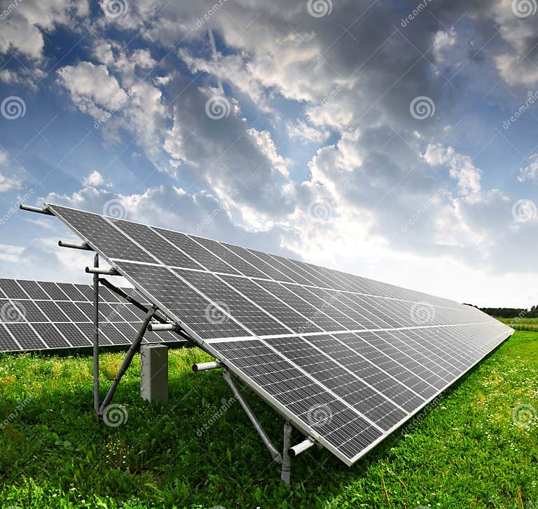 Solar Panel stock image. Image of plant, high, generation - 21318823