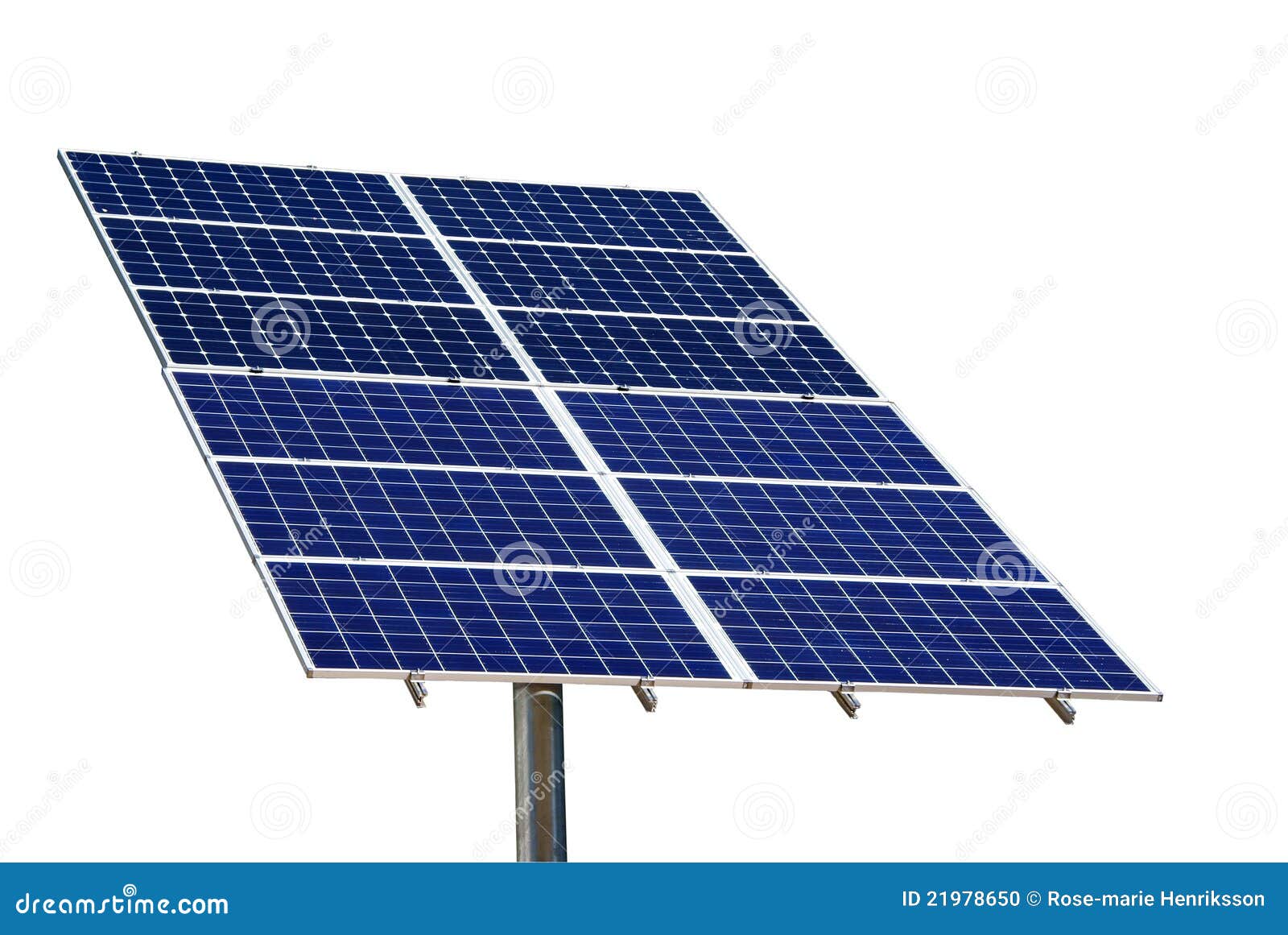 Solar panel stock photo. Image of alternative, blue, panel - 21978650