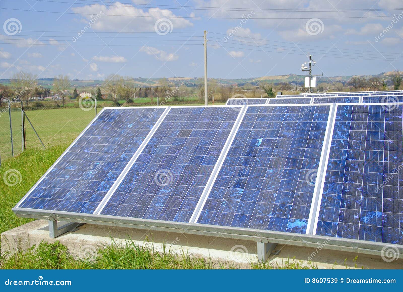 Solar panel stock image. Image of alternative, electric - 8607539