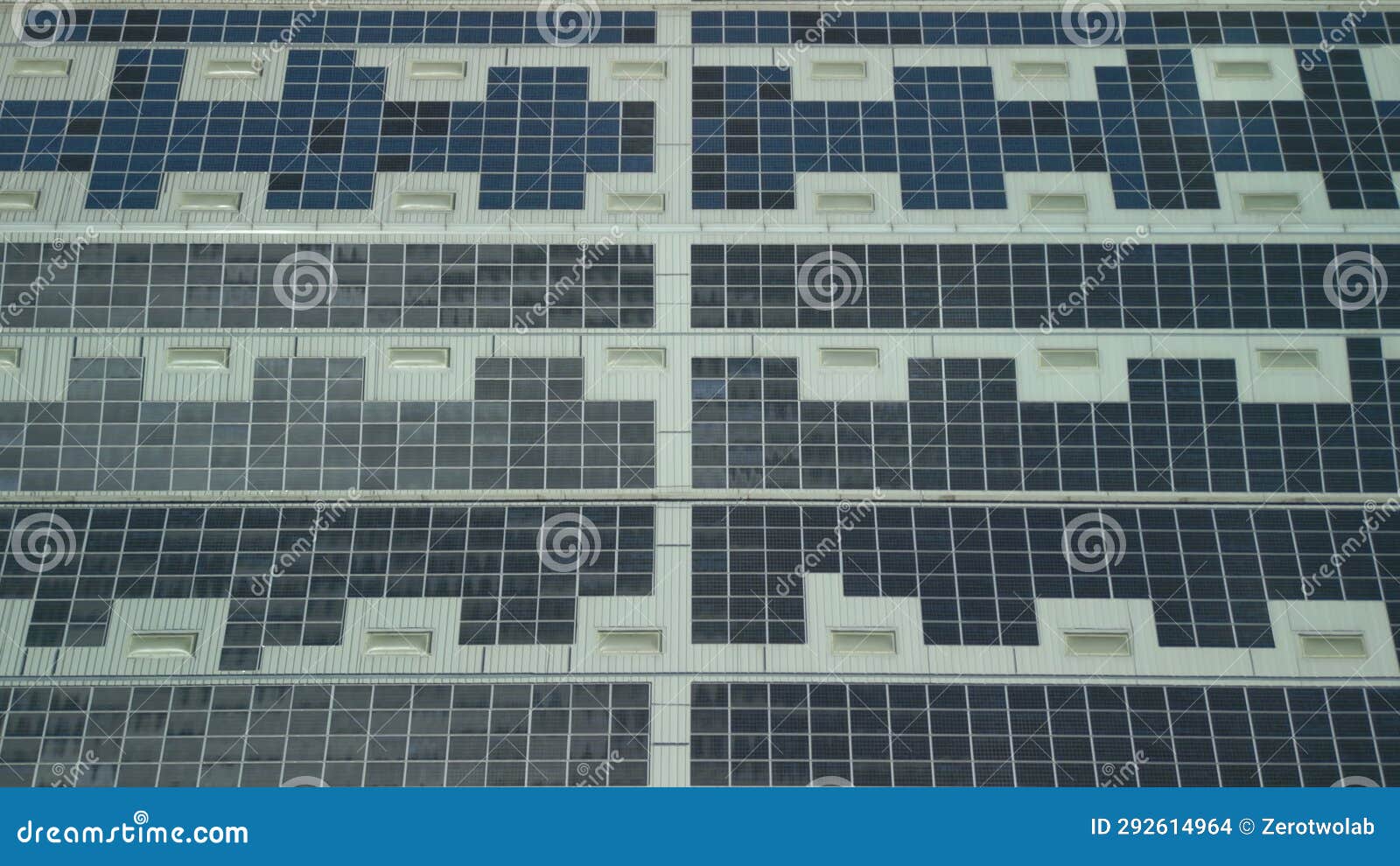 Solar Panel Aerial View stock footage. Video of environment - 292614964
