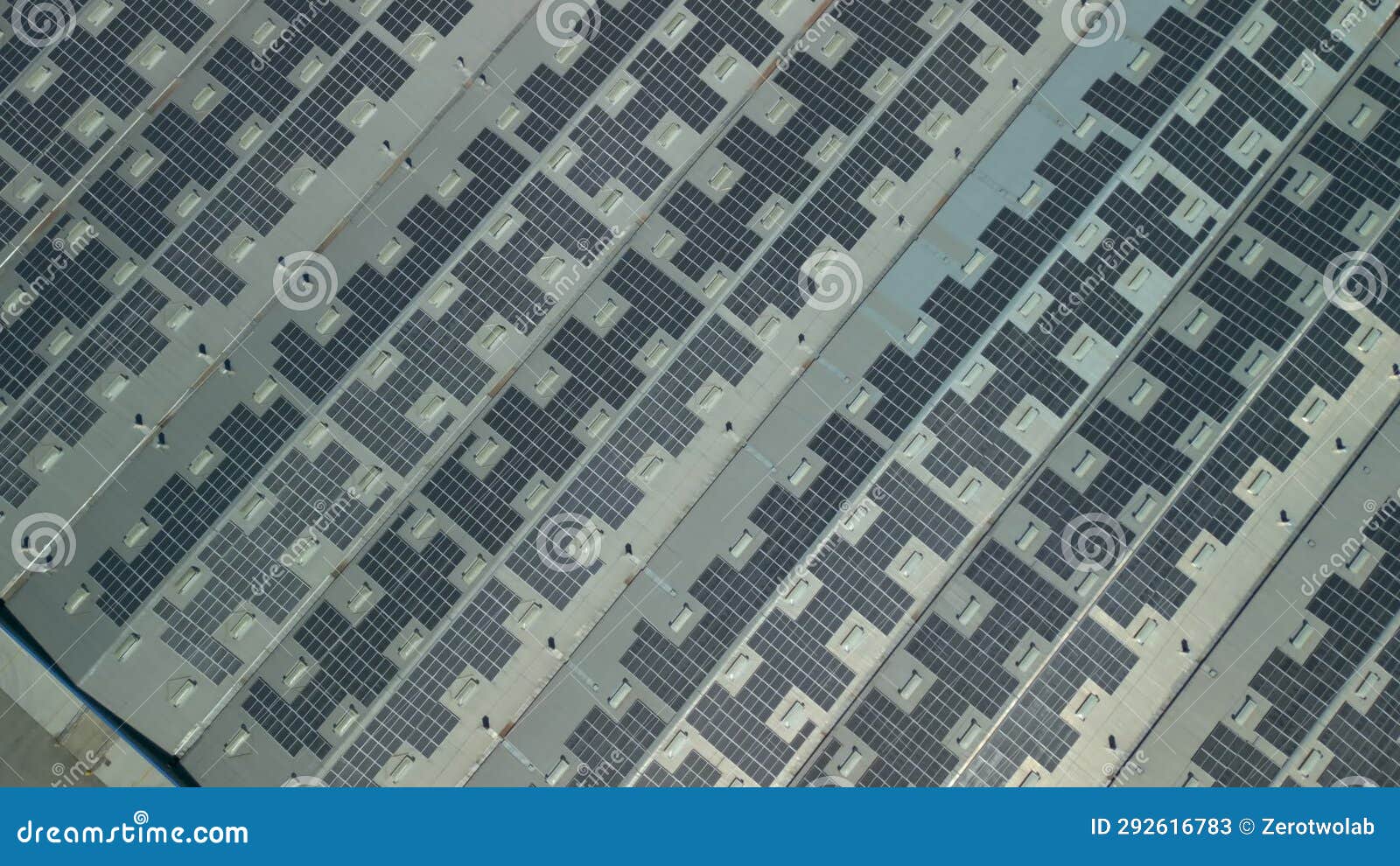 Solar Panel Aerial View stock video. Video of background - 292616783