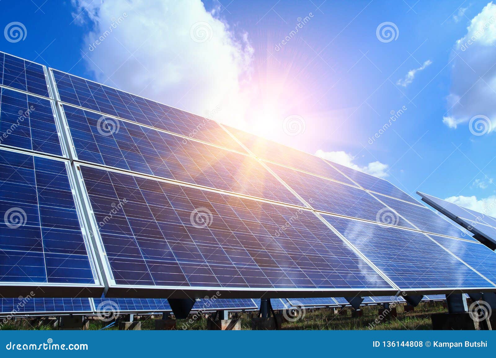 Alternative Electricity Solar Energy Sources And Water Heaters At An ...