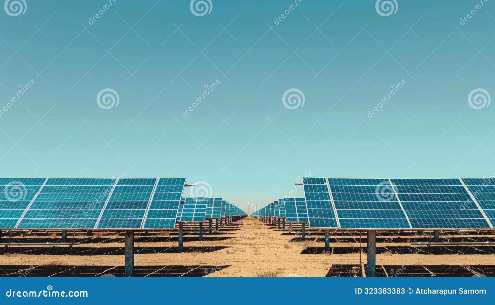 Solar Panel Array Harnessing Sunlight for Renewable Energy Solutions, a ...
