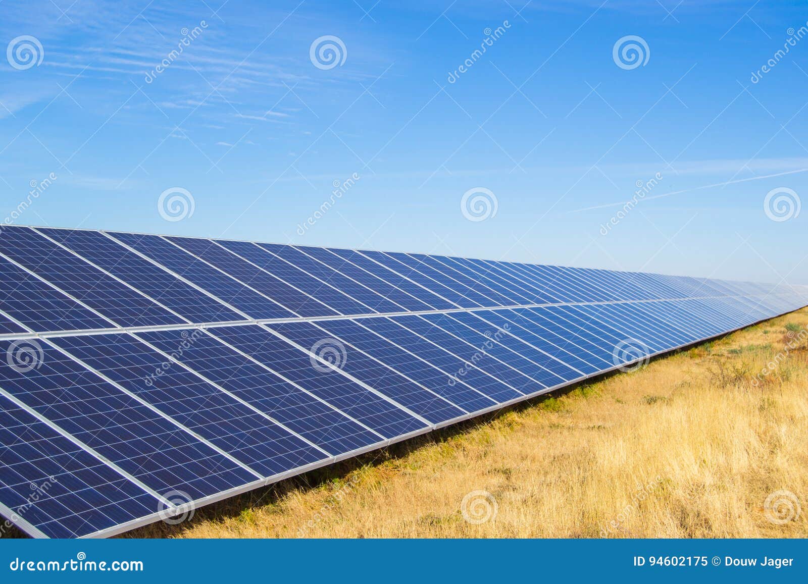 Solar Panel Array stock image. Image of green, photovoltaic - 94602175
