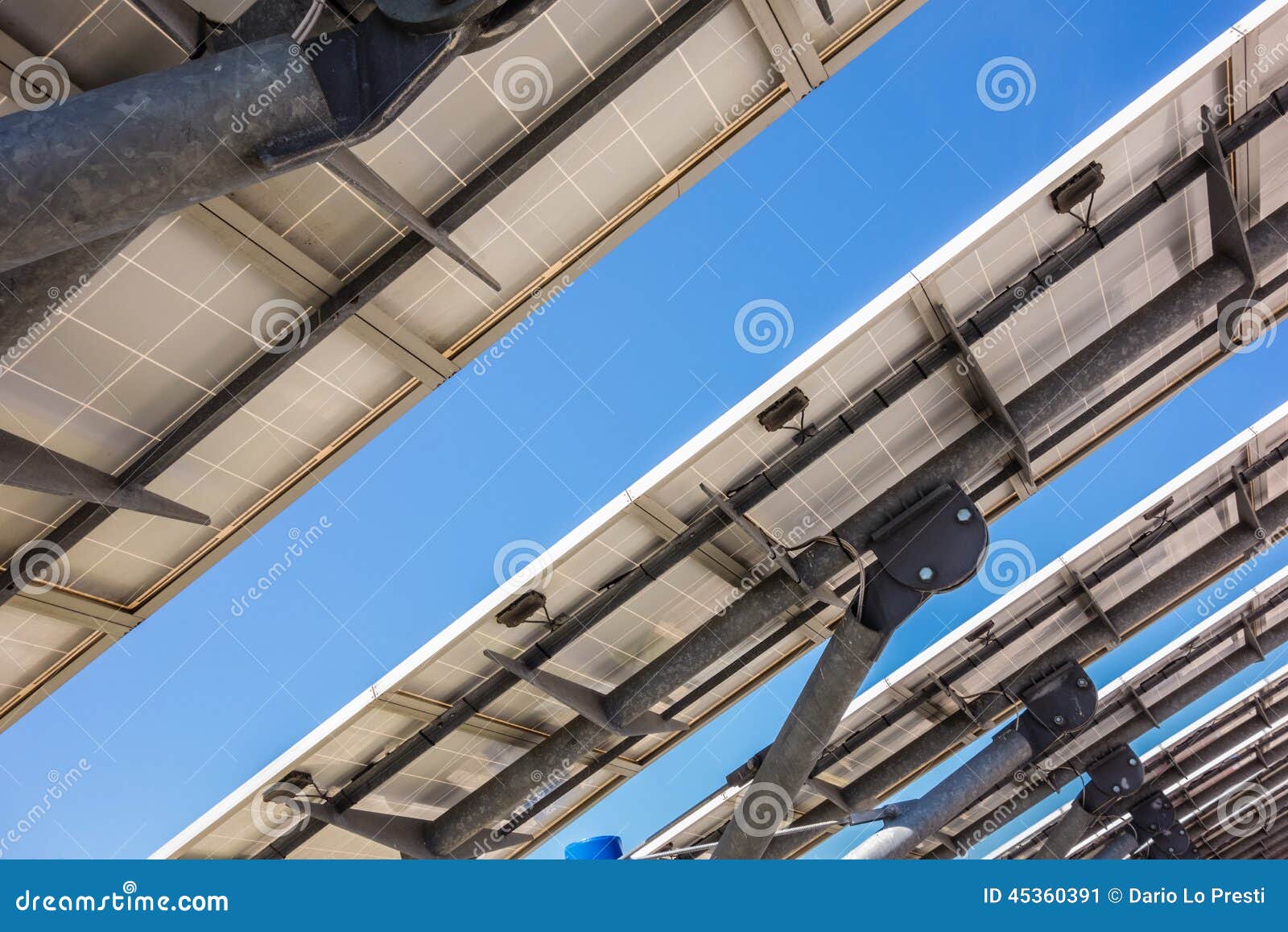 Solar panel back stock image. Image of commercial, modern - 45360391