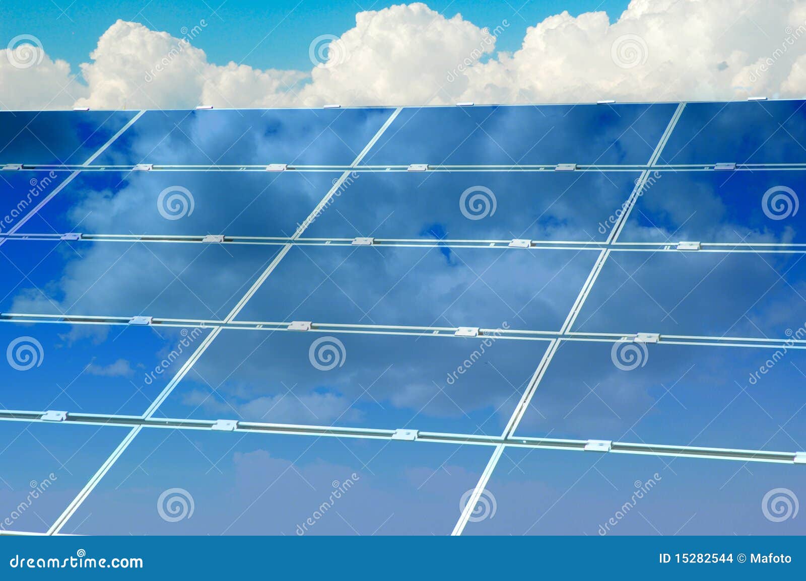 Solar panel below sky stock photo. Image of dramatic - 15282544