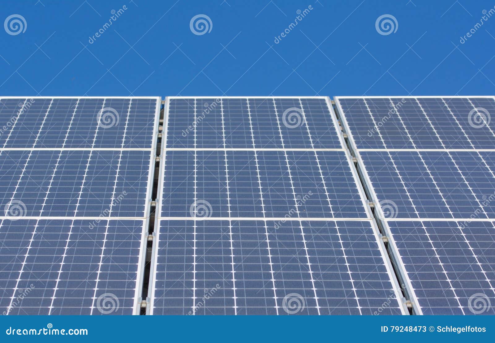 Solar panel blue sky stock image. Image of economy, cell - 79248473