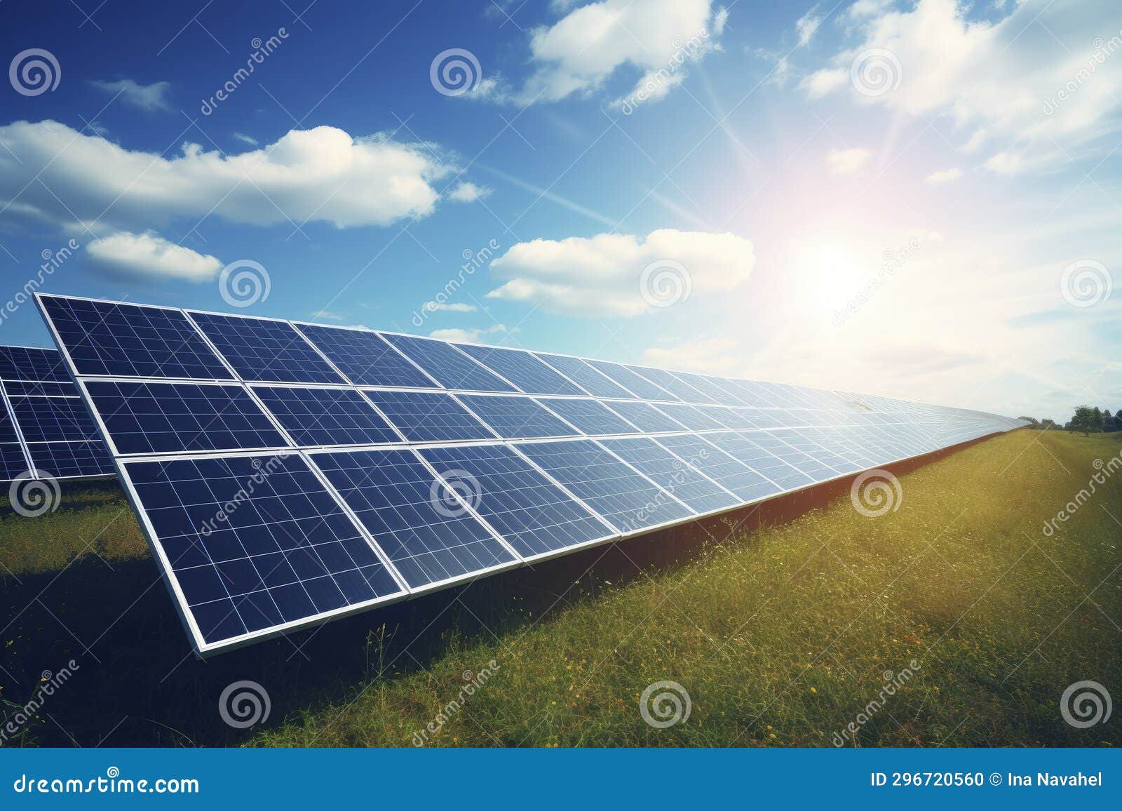 Long Rows Of Similar Uniform Clothing Racks. Featureless Monotonous ...