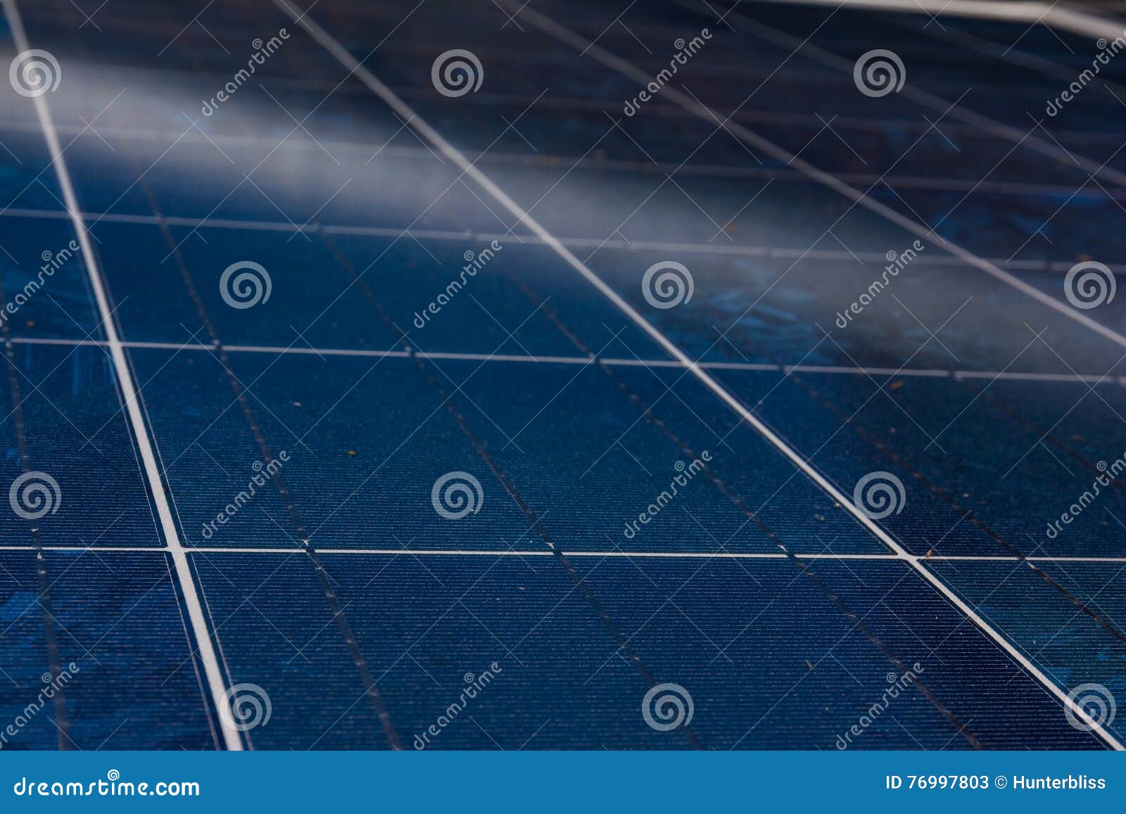 Solar Panel Blue Texture Close Detail Energy Renewable Device ...