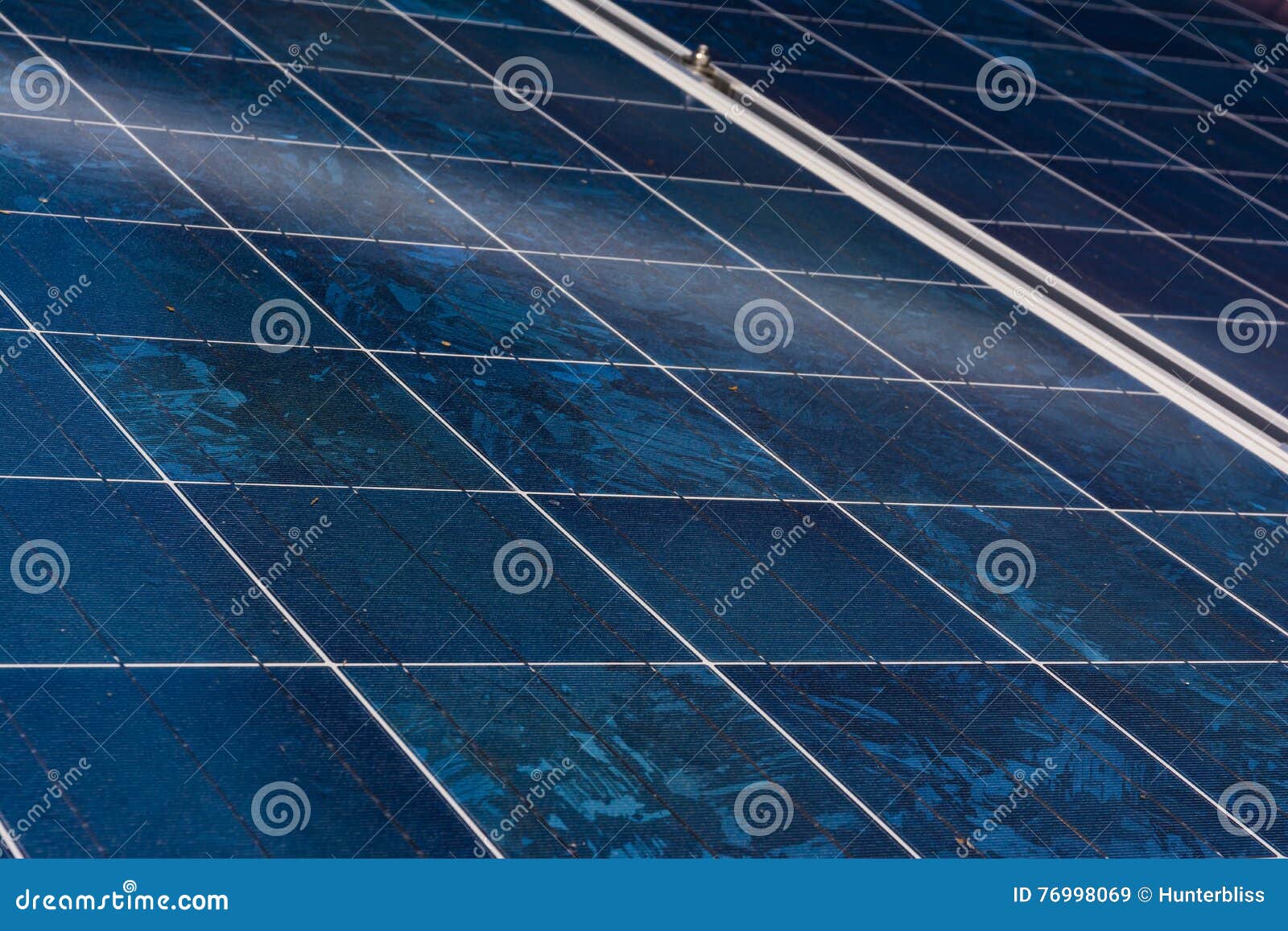 Solar Panel Blue Texture Close Detail Energy Renewable Device ...