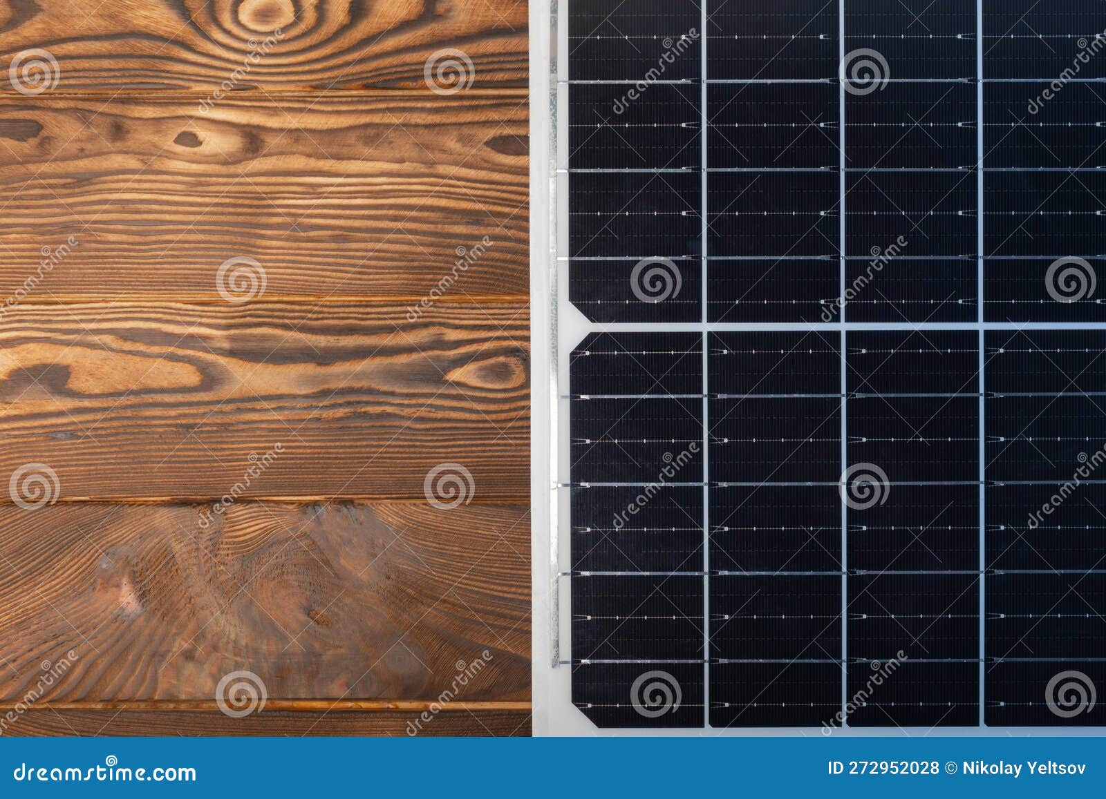 Solar Panel on Brown Texture Background. Alternative Energy Source ...