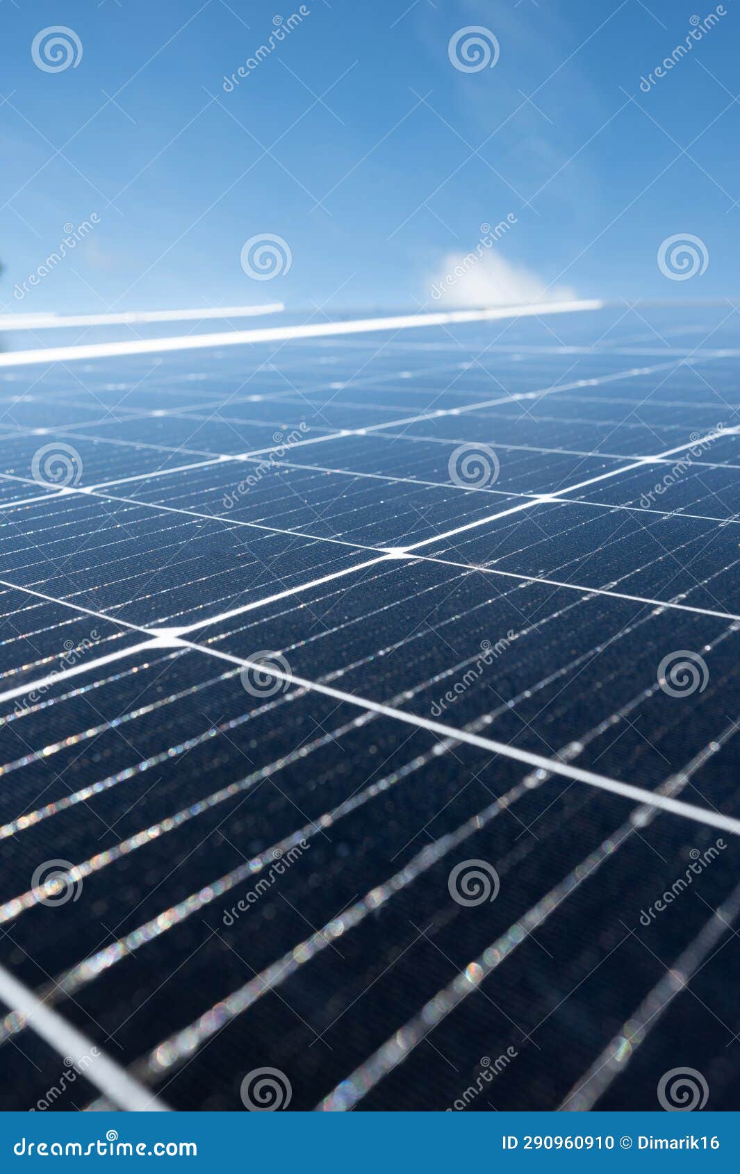Solar panel cells stock photo. Image of renewable, blue - 290960910