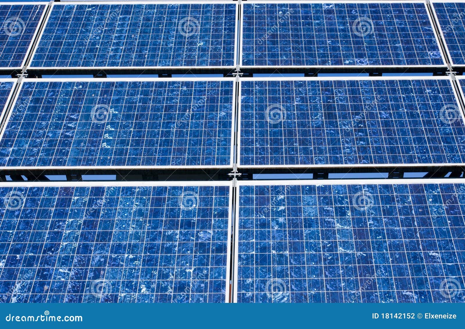 Solar panel close-up stock photo. Image of power, system - 18142152
