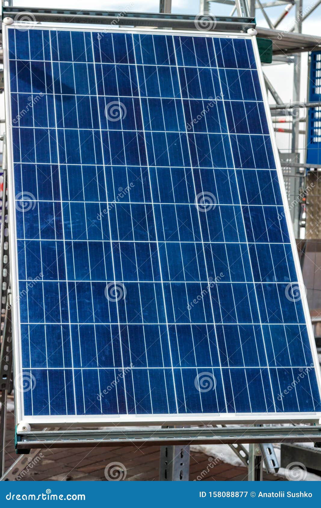 Solar Panel Close-up. Alternative Energy Sources Stock Image - Image of ...