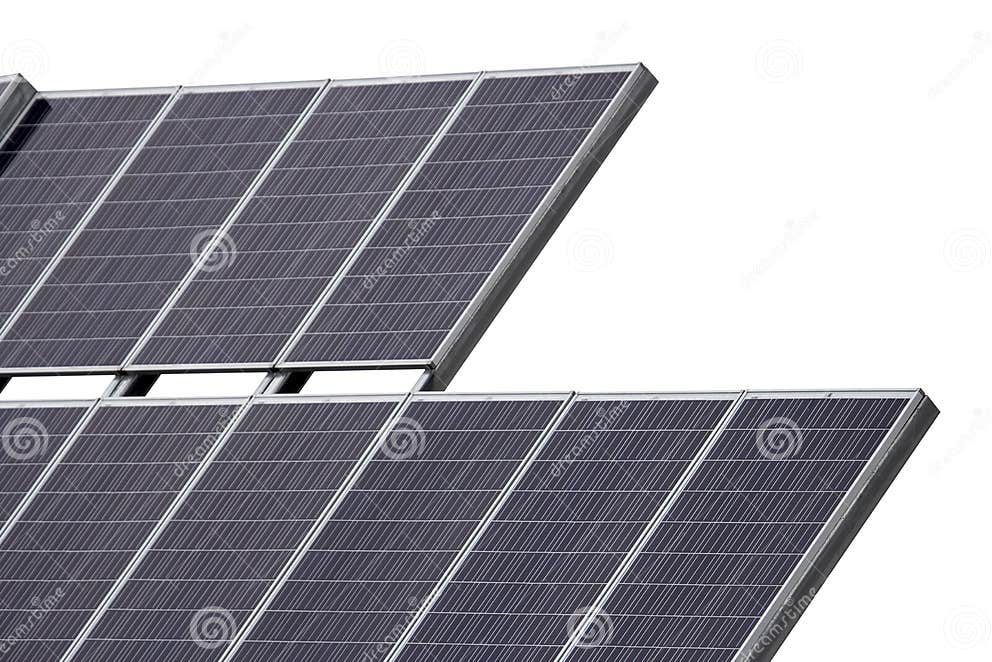 Solar Panel Closeup stock photo. Image of white, source - 27560160