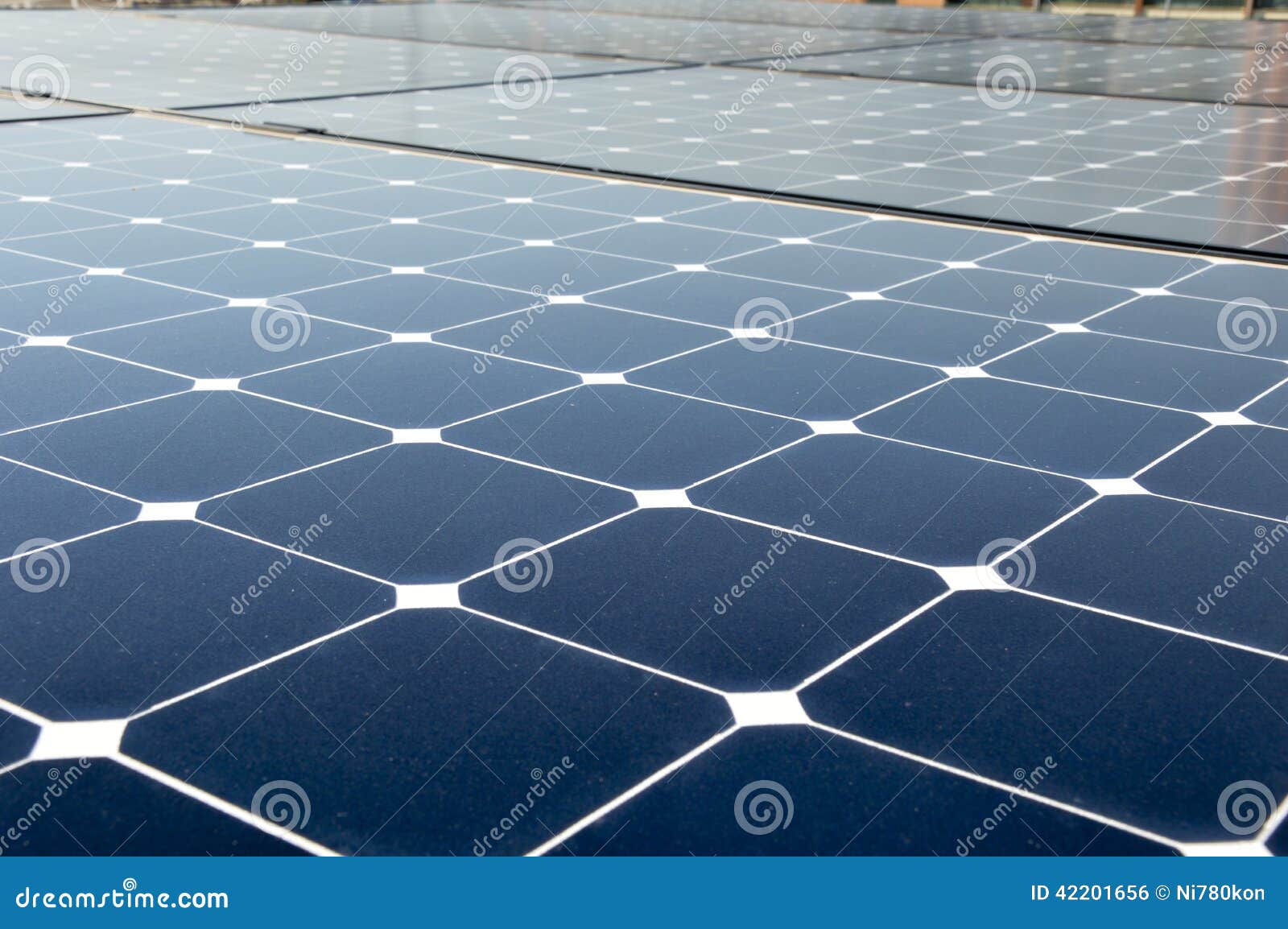Solar panel stock photo. Image of ecology, industry, grass - 42201656