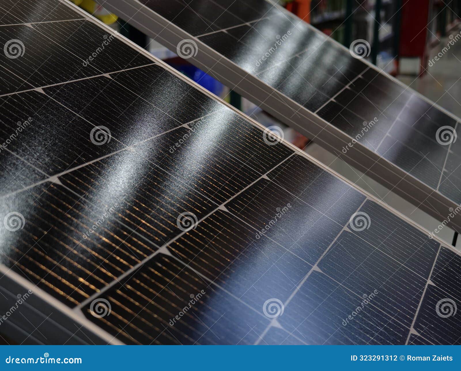 Solar Panel with Composites and Gas Tech for Sunlight Penetration Stock ...