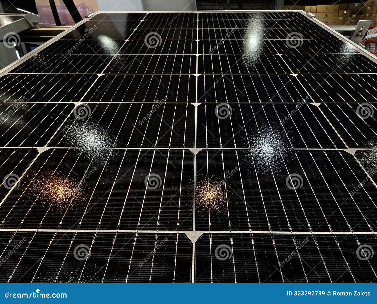 Solar Panel with Composites and Gas Tech for Sunlight Penetration Stock ...