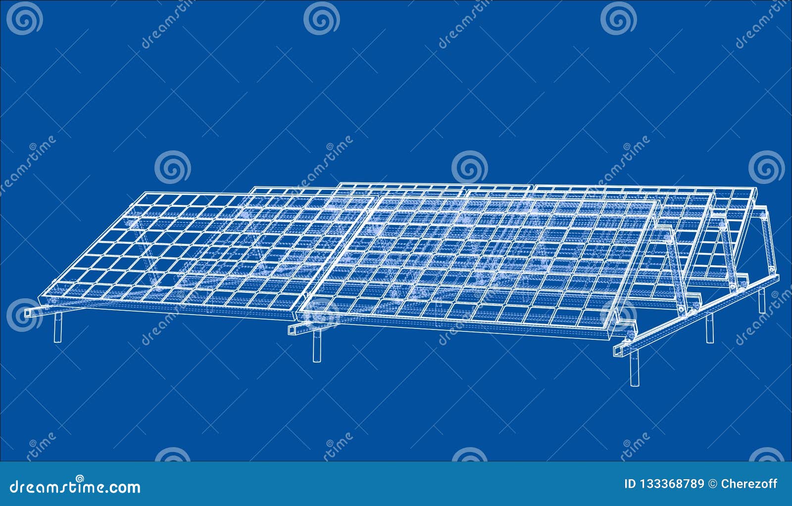 Solar Panel Concept stock illustration. Illustration of environment ...